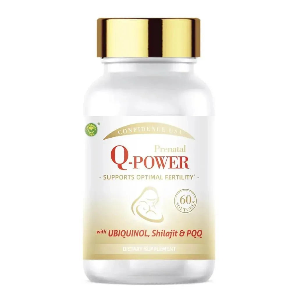Prenatal Q-Power with Ubiquinol, Shilajit & PQQ, Supports Fertility (6 – New Green Nutrition