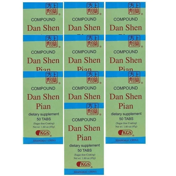 10 Boxes of Fu Fang Dan Shen Pian (50 tablets) – New Green Nutrition