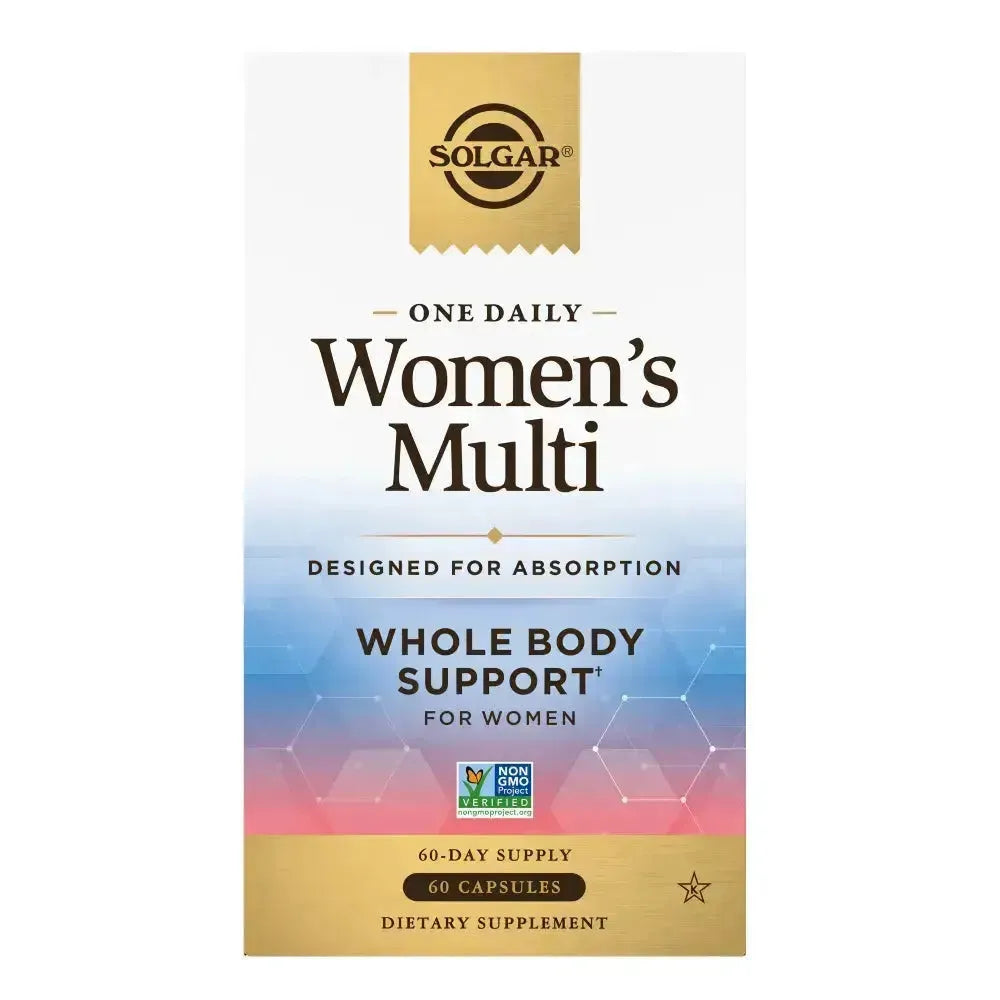 Solgar One Daily Women's Multivitamin Whole Body Support (60 Capsules ...