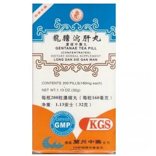 Gentanae Tea Pill, Long Dan Xie Gan Wan (200 Pills) – New Green Nutrition