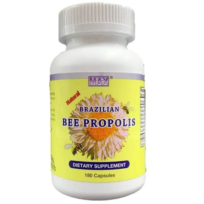 Max Natural Brazilian Bee Propolis (180 Capsules) – New Green Nutrition