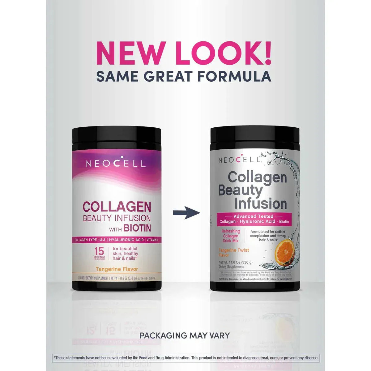 Neocell Collagen Beauty Infusion Tangerine Twist Flavor (11.6oz) – New ...