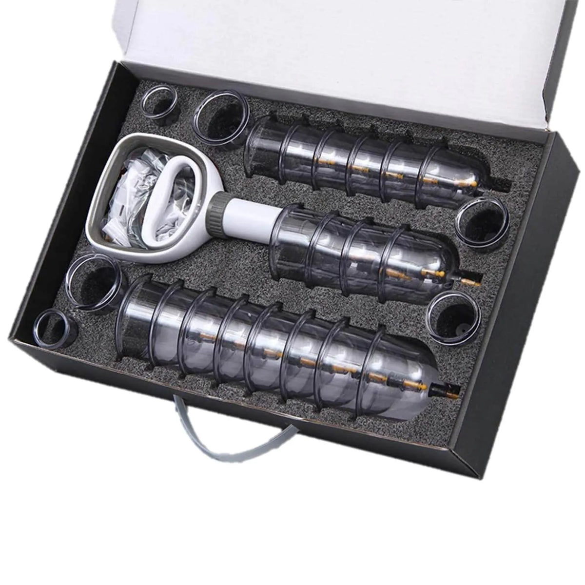 Professional Acupoint Cupping Set, 4th Generation Pump Gun & Cups (24 ...