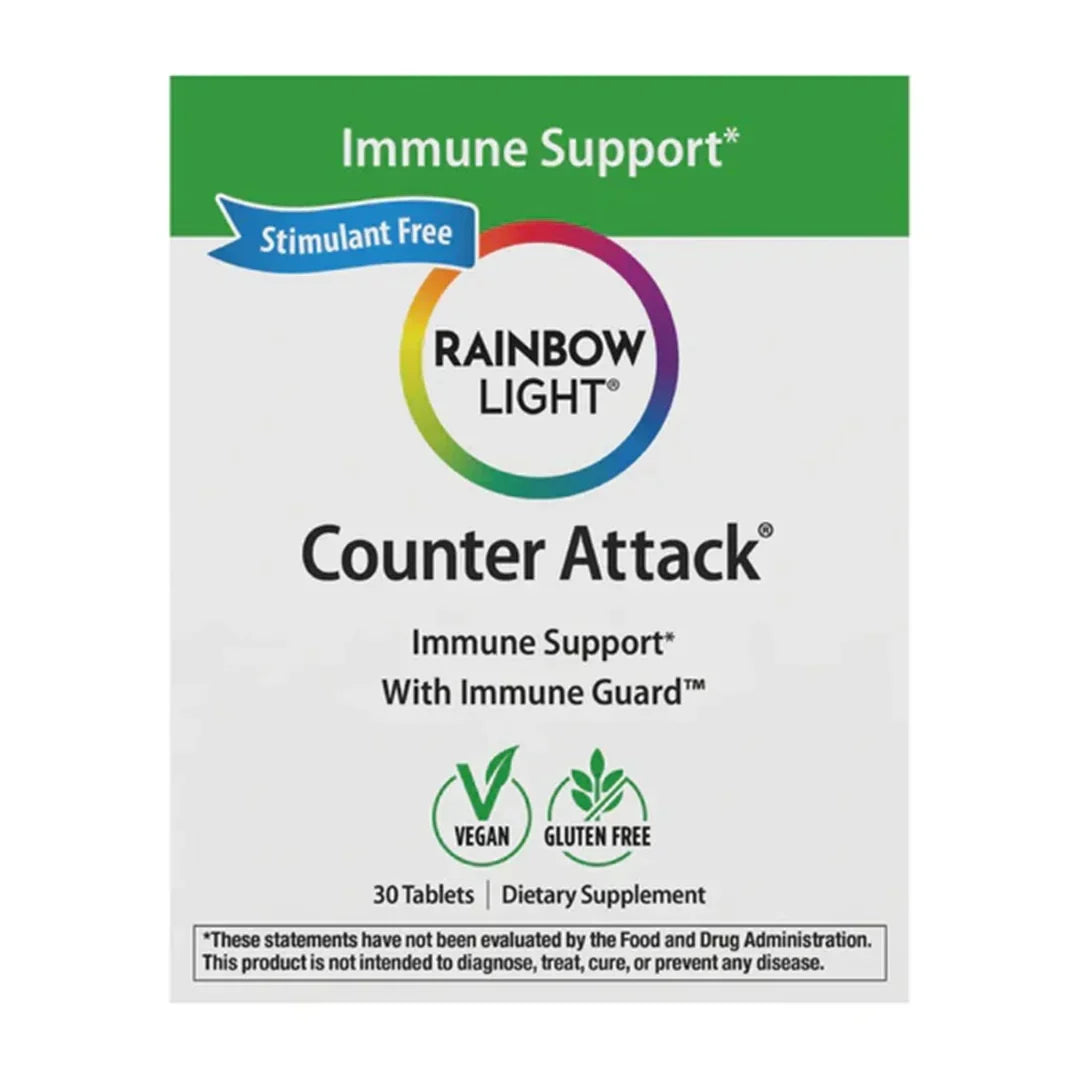 Rainbow Light Counter Attack Immune Support (30 Tablets) – New Green ...