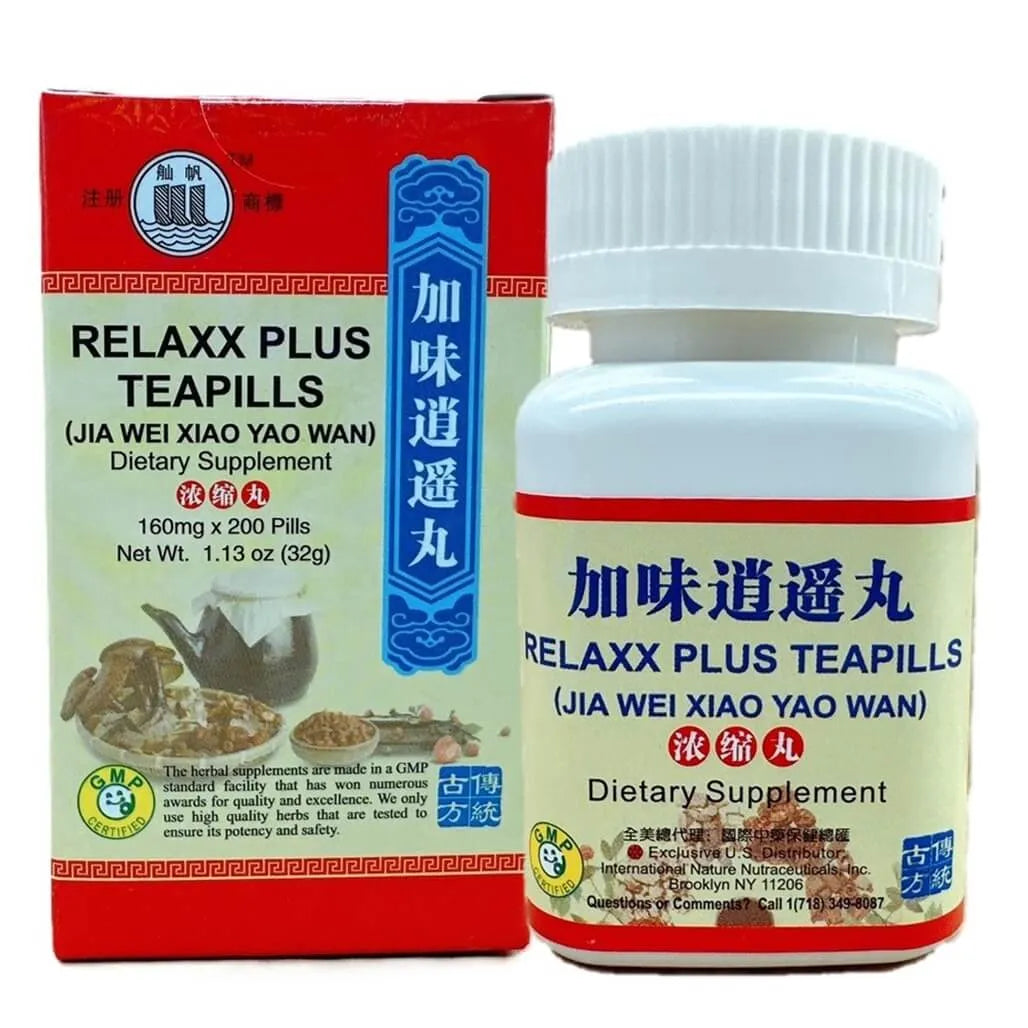 Relaxx Plus Extract, Jia Wei Xiao Yao Wan Extra Concentrated (200 Pill – New Green Nutrition