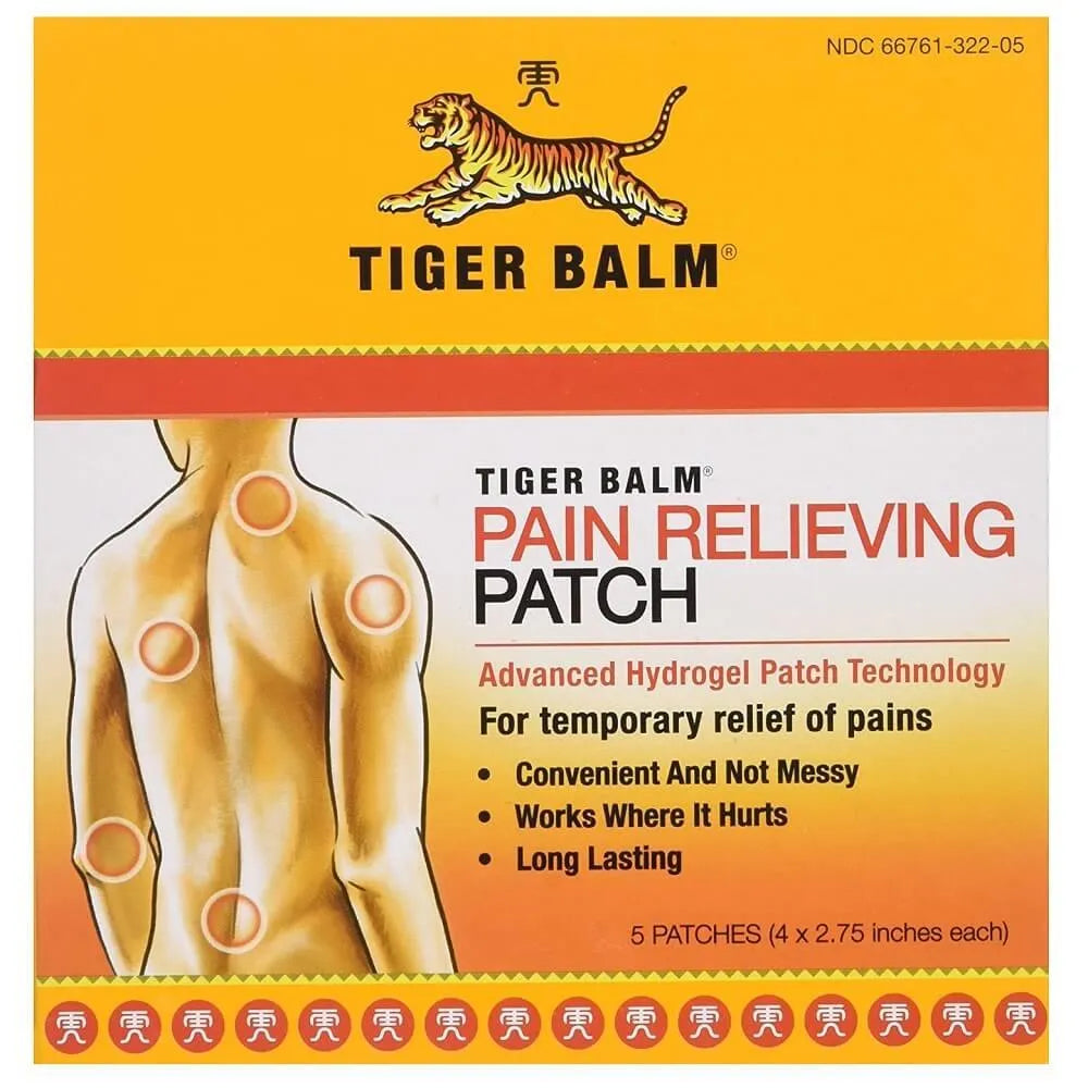Tiger Balm Pain Relieving Patch (5 Patches) – New Green Nutrition
