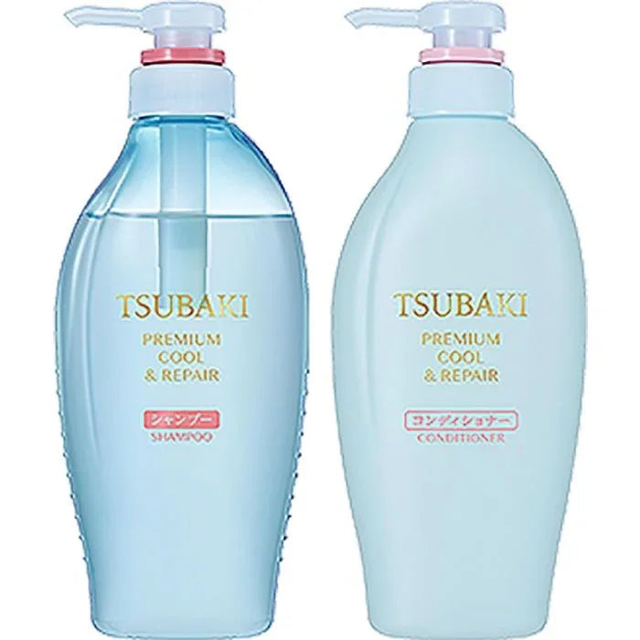 Tsubaki Premium Cool & Repair Shampoo (450 ml) & Conditioner (450 ml ...